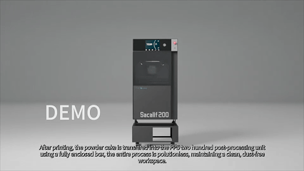 TPM3D CF200+PPS200: Automated Compact SLS 3D Printer